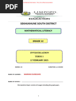 Grade 12 Maths Lit: Measurement Conversions | PDF | Volume | Measurement