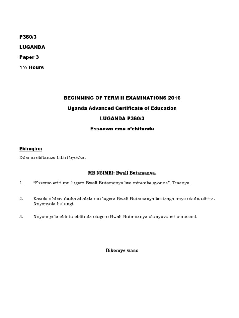 Cdcbb9aa-9806-41a4-82ad-63e13c77b1c5-S6 Luganda Paper 1-St. Marys SSS ...