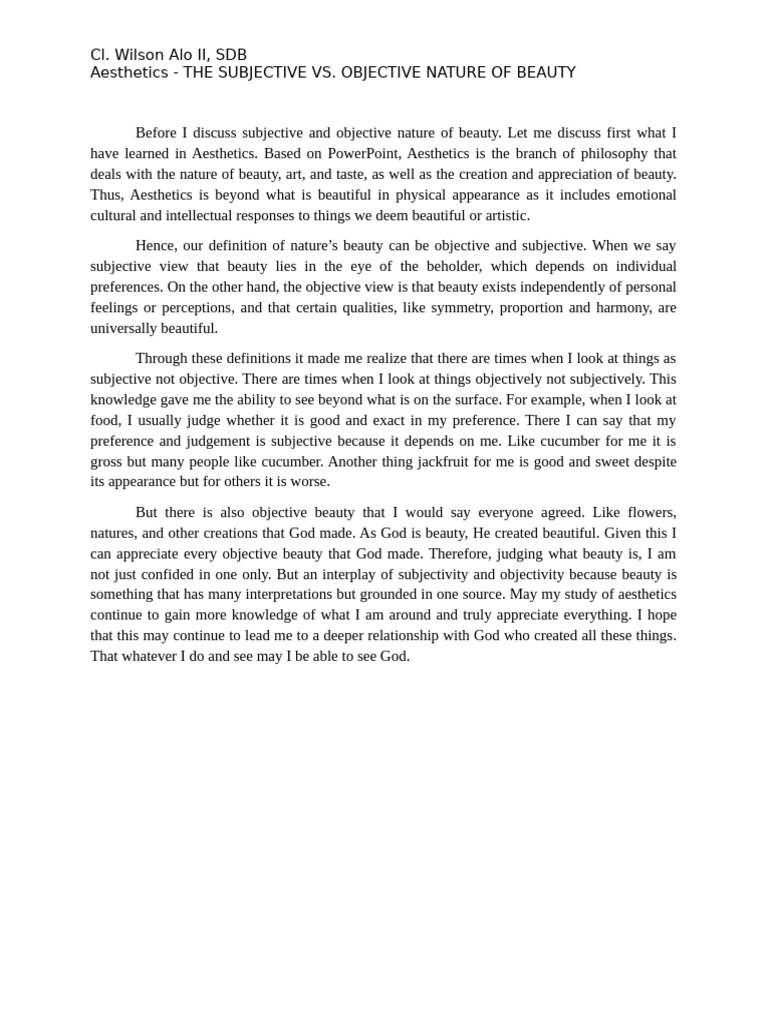 Wilson Obligado ALO II - Week 1 - Task | PDF