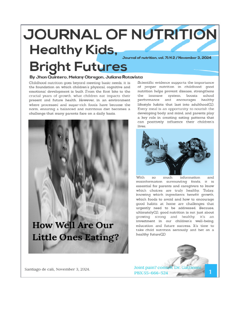 Child Nutrition | PDF