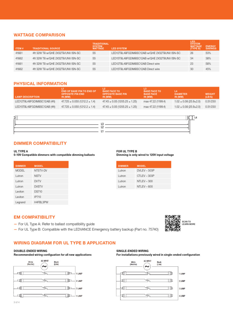 Asset-13221760 - LED606 LEDVANCE LAMPS DUALescent™ LED T8 CCT ...
