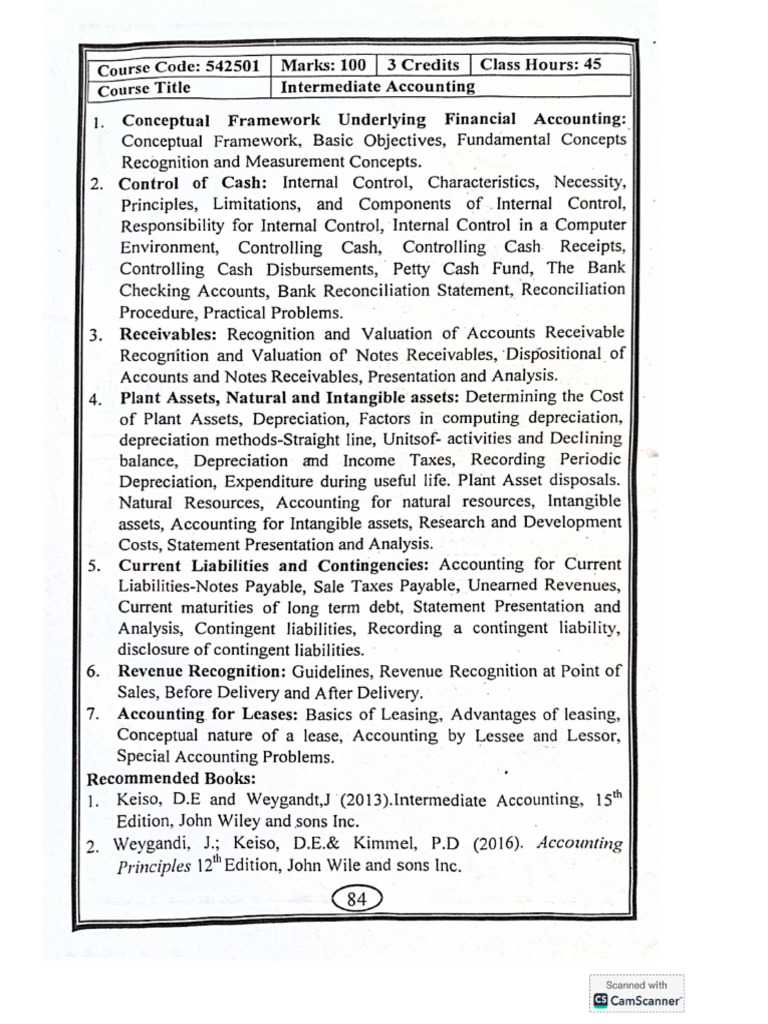 7th sem syllabus | PDF