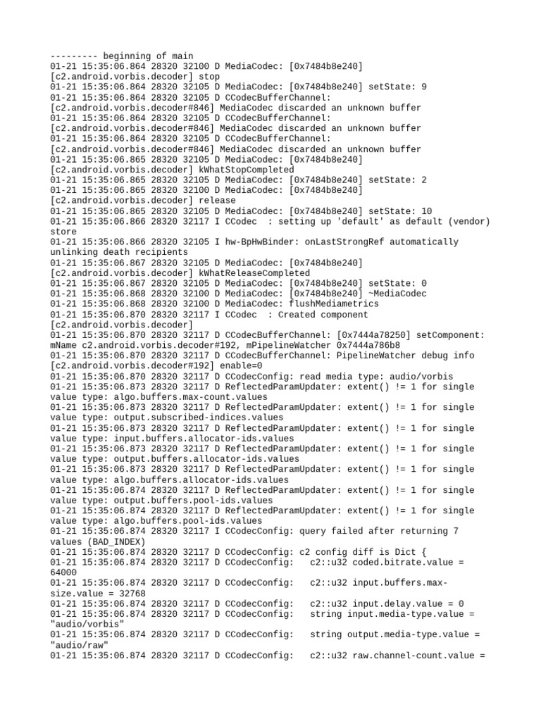 Log Cat 1737444906847 | PDF | Computing | Software