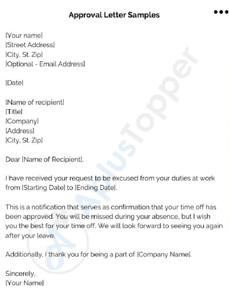 Approval Letter | PDF