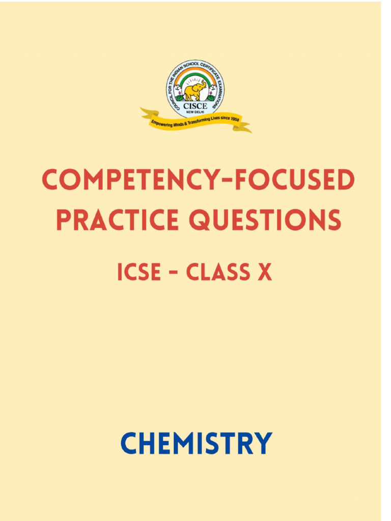 Chemistry CBQ | PDF