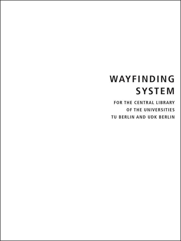 Wayfinding System For The Central Lybrary | PDF