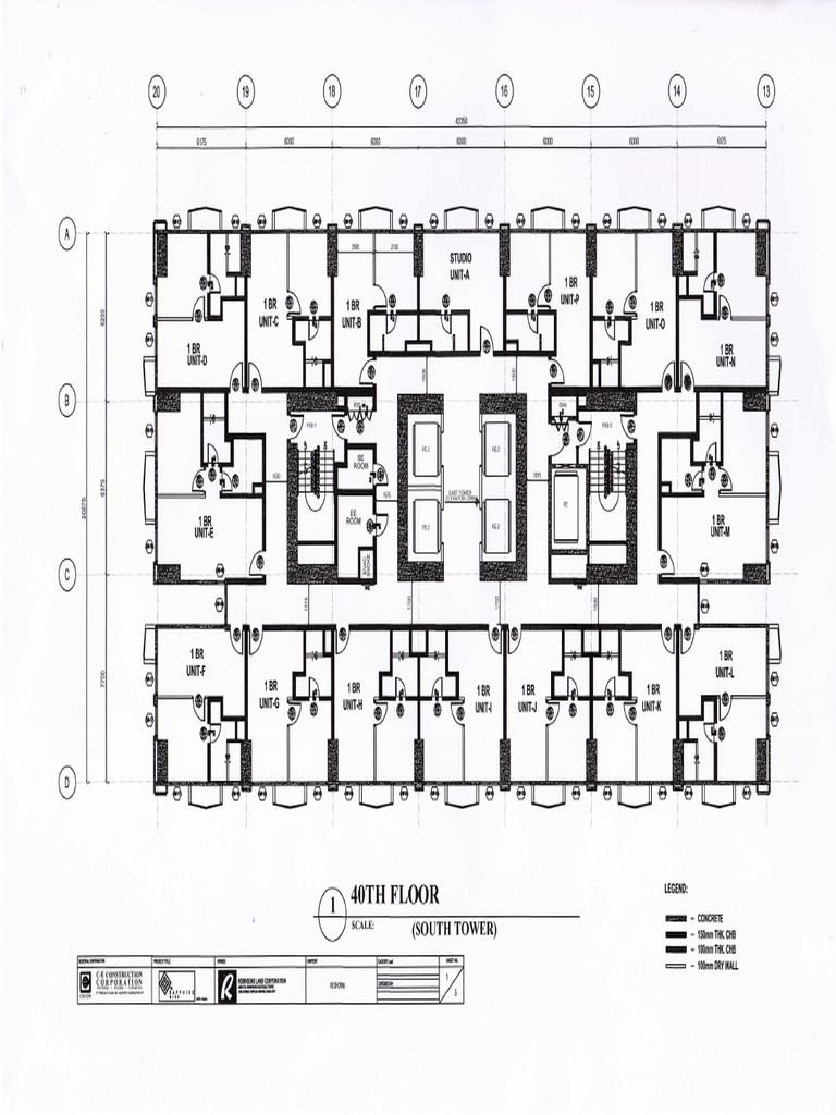 As-Built Plan For 40th-45th | PDF