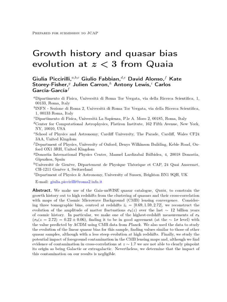 Growth_data_Quaia | PDF | Cosmic Microwave Background | Redshift