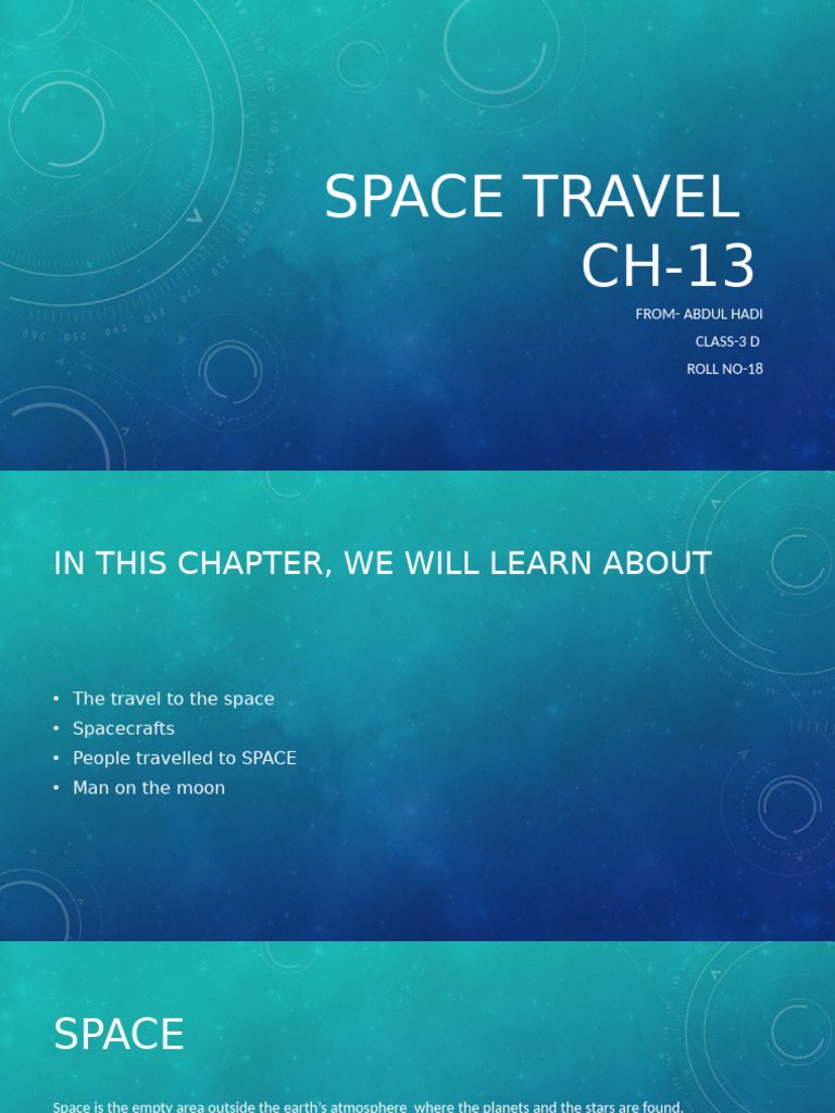 Space Travel by Hadi (Autosaved) | PDF | Outer Space | Spacecraft
