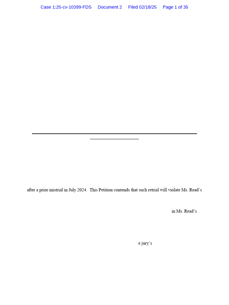 Memorandum in Support of Petition For Writ of Habeas Corpus UNDER 28 U ...