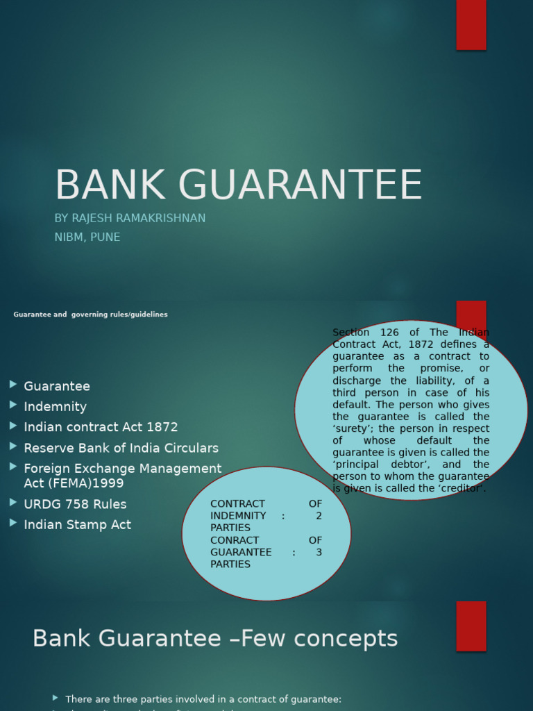 Bank Guarantees V1.0 (1) | PDF | Guarantee | Surety