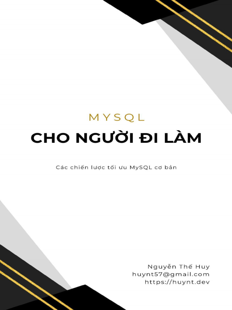 MySQL Cho Ngư I Đi Làm - Sample | PDF