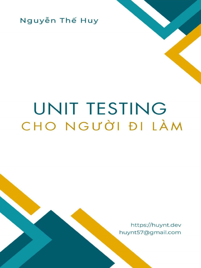 Unit Testing Cho Nguoi Di Lam Sample | PDF
