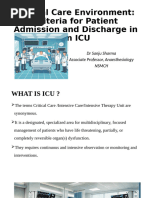 Final Guidelines For ICU Admission and Discharge Criteria 23.12.2023 | PDF | Intensive Care ...