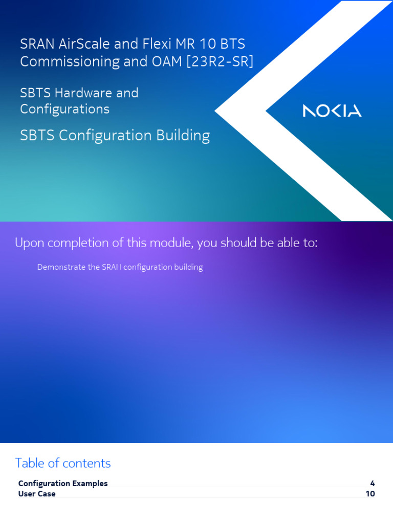 SRAN AirScale BTS Commissioning Guide | PDF | Lte (Telecommunication ...