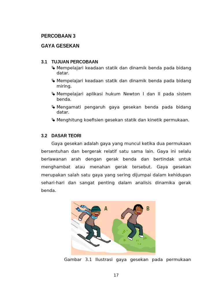 Gaya Gesekan | PDF