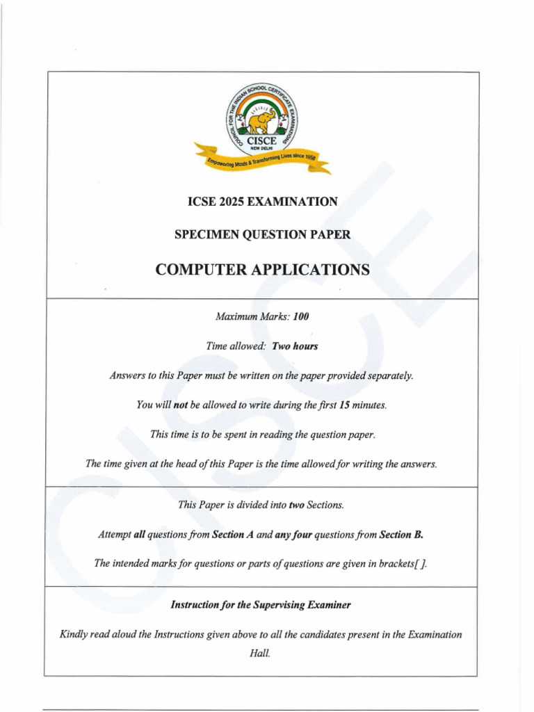 Computer Applications SP | PDF