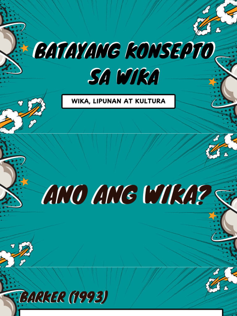 1st Lesson Wika | PDF
