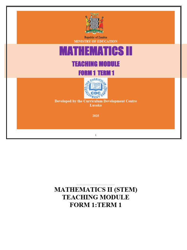 Maths2 Teaching Module | PDF | Set (Mathematics) | Numbers