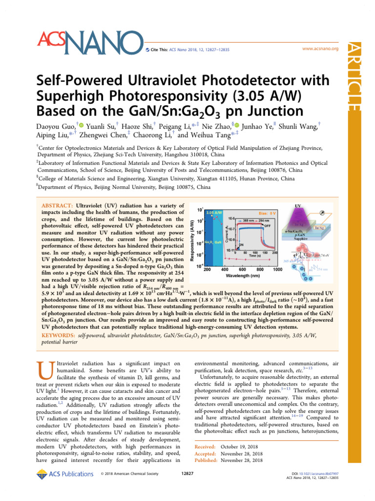 2- zero biased | PDF | Ultraviolet | Thin Film