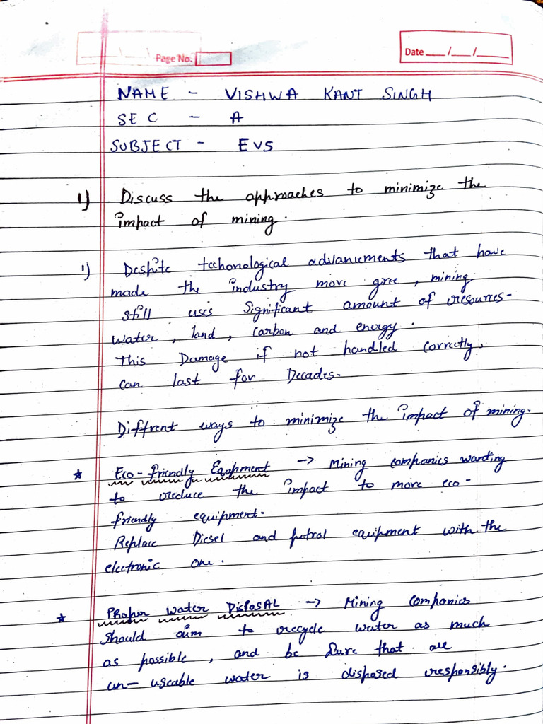 EVS ASSIGNMENT | PDF