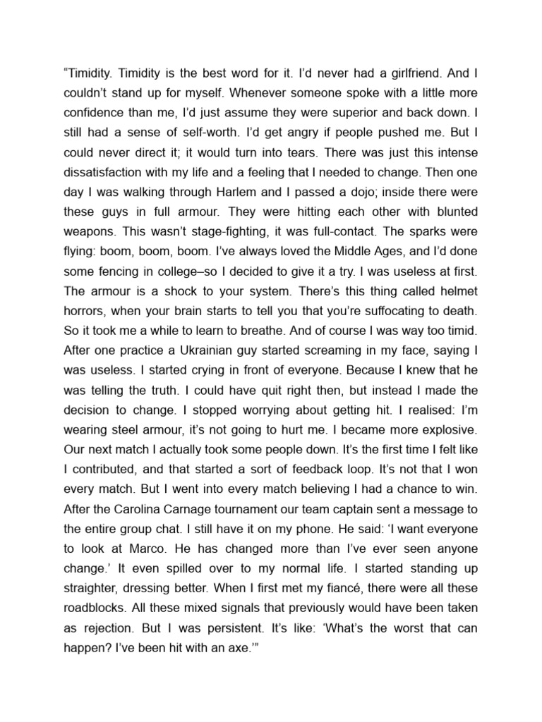 Humans of New York Quotation Script | PDF