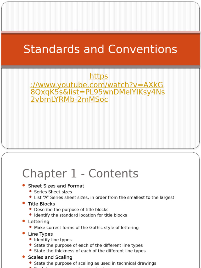1 - Standards and Conventions | PDF