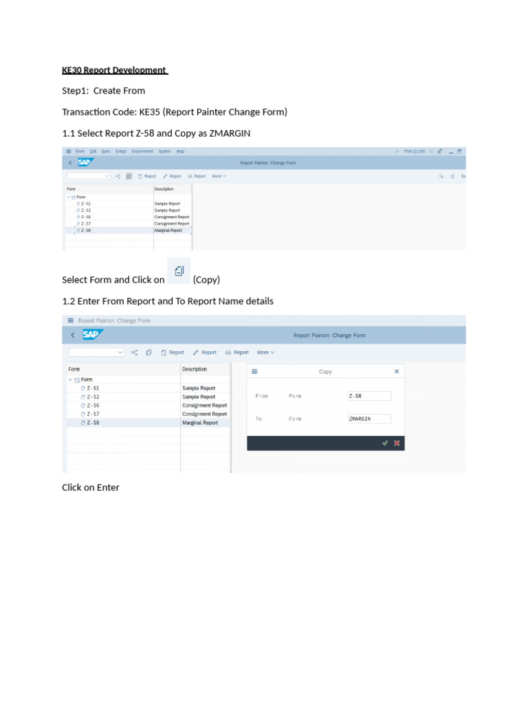 KE30 Report Development | PDF