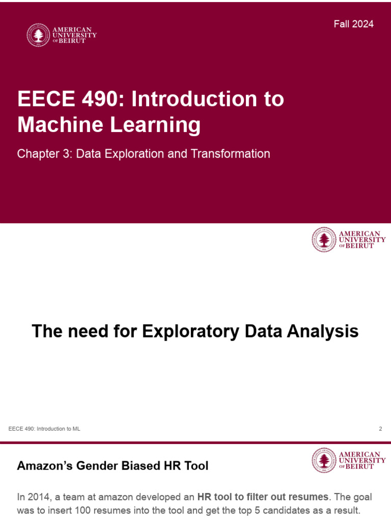 C3-+Data+Exploration+and+Transformation.pptx | PDF | Machine Learning ...