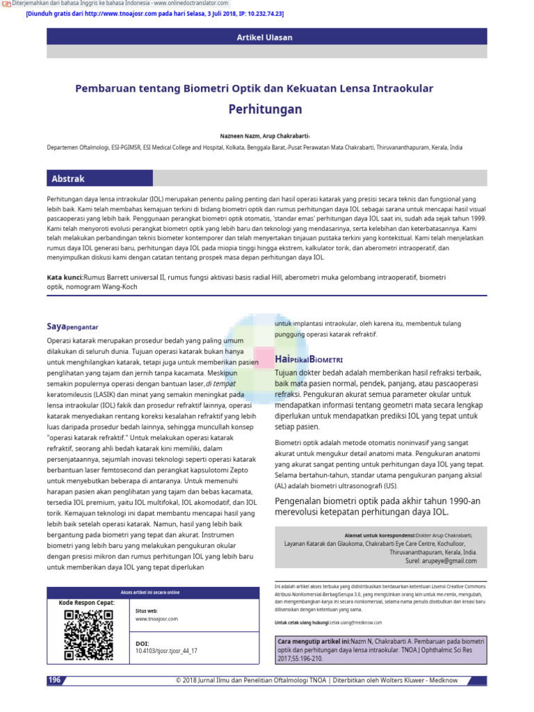 Update_on_optical_biometry_and_intraocular_lens_po.en.id | PDF