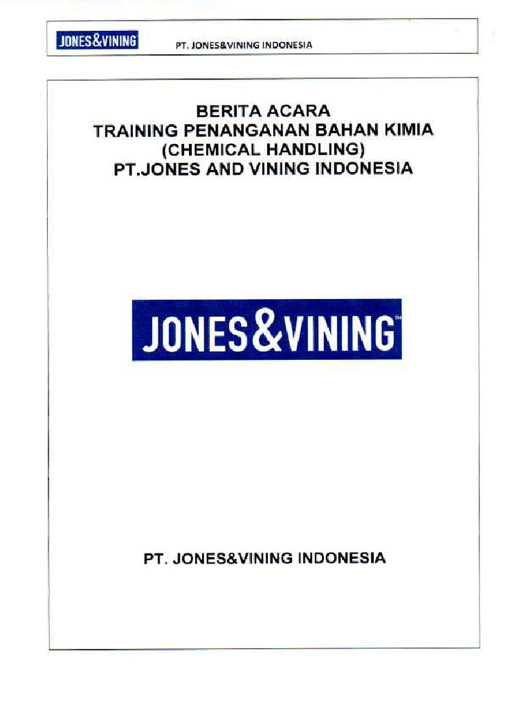 Training Chemical Handling | PDF