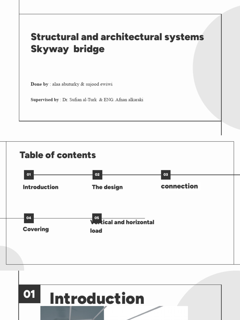 Structural and Architectural Systems Skyway Bridge | PDF
