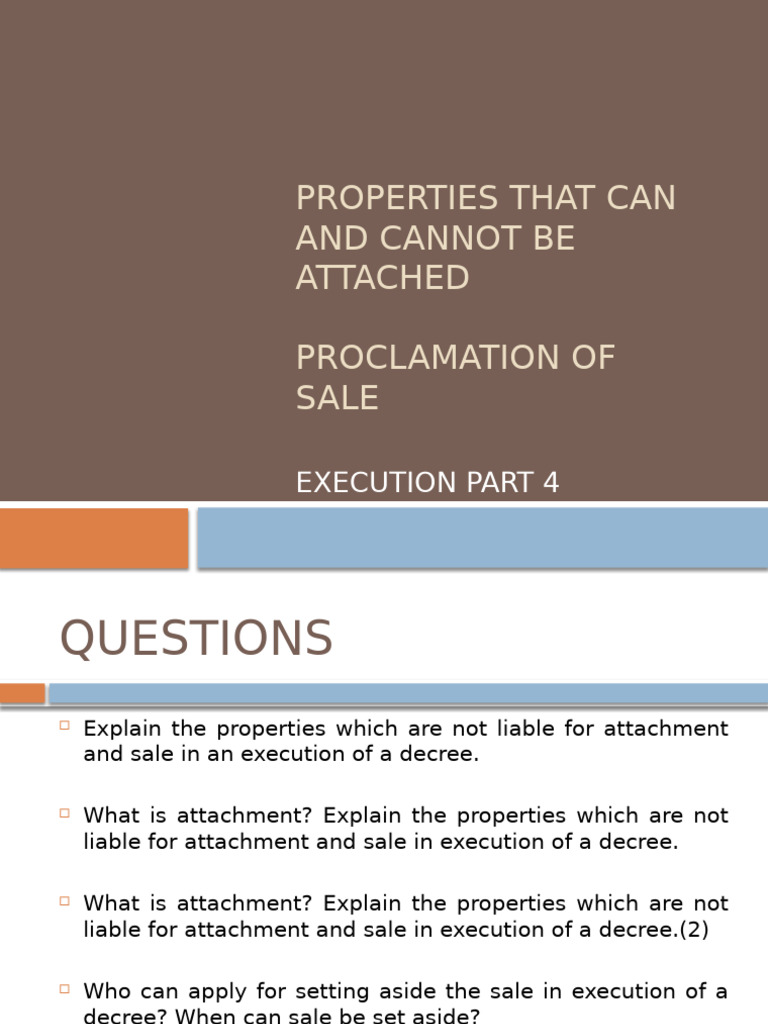 50 Execution Part 4 Properties and Proclamation | PDF | Property | Interest