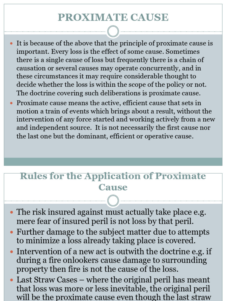 Principles of Insurance Handout | PDF | Insurance | Indemnity