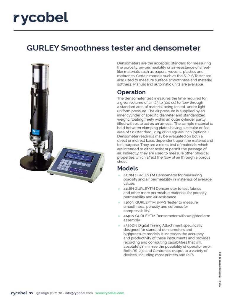 D 10 02 Standard Densometer | PDF | Porosity