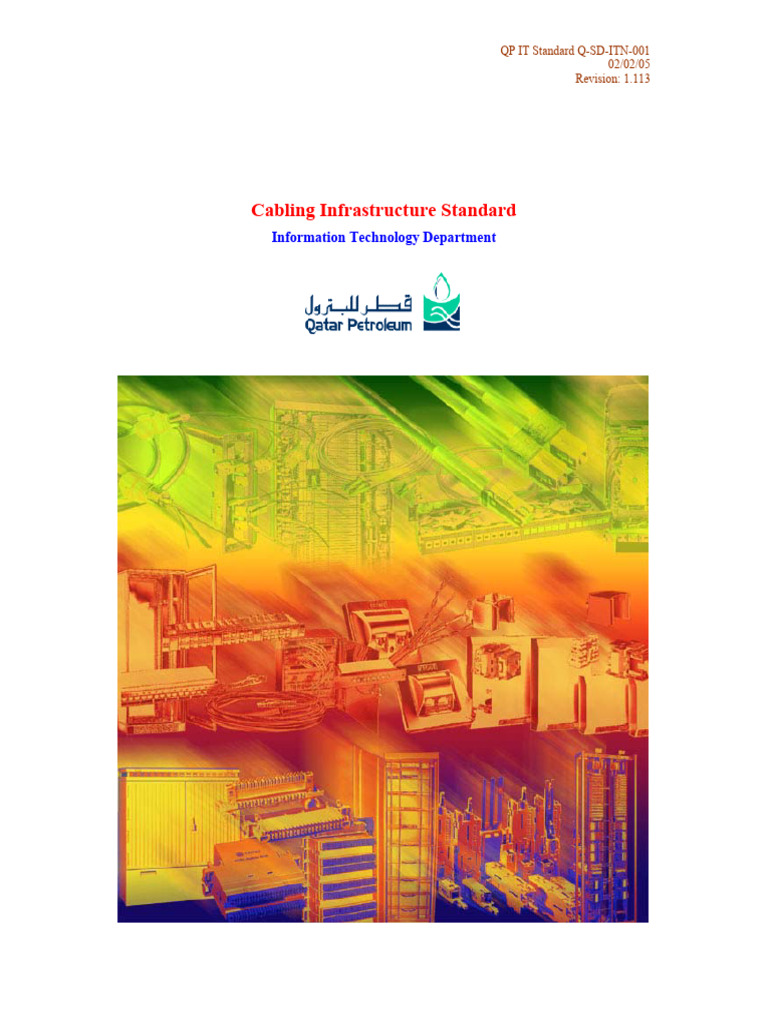 Q-SD-ITN-001-Rev1.113 - Cabling Infrastructure Standards | PDF | Computer Networking ...