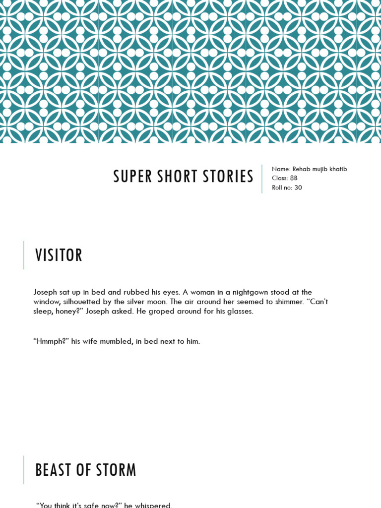 Super Short Stories | PDF