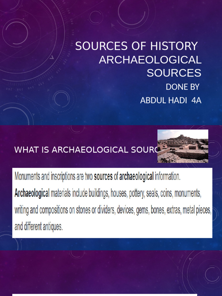 Sources of History | PDF