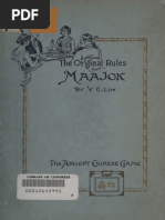 American Mah Jongg Cheat Sheet PDF | PDF