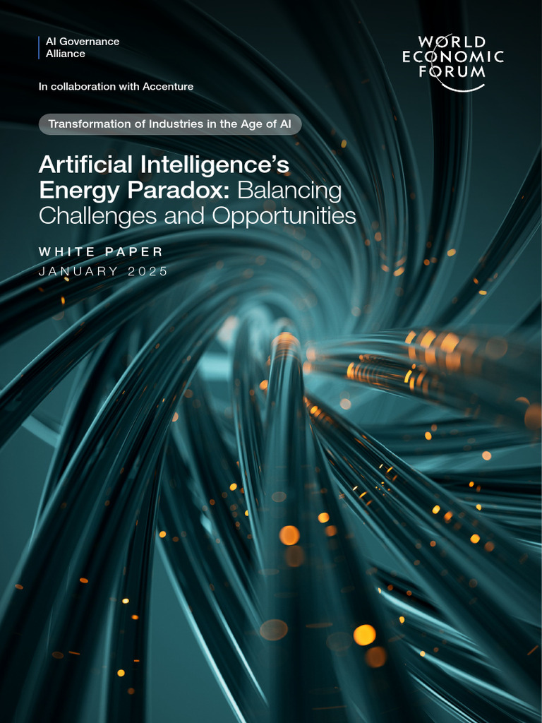 WEF_Artificial_Intelligences_Energy_Paradox_2025 | PDF | Artificial Intelligence | Intelligence ...