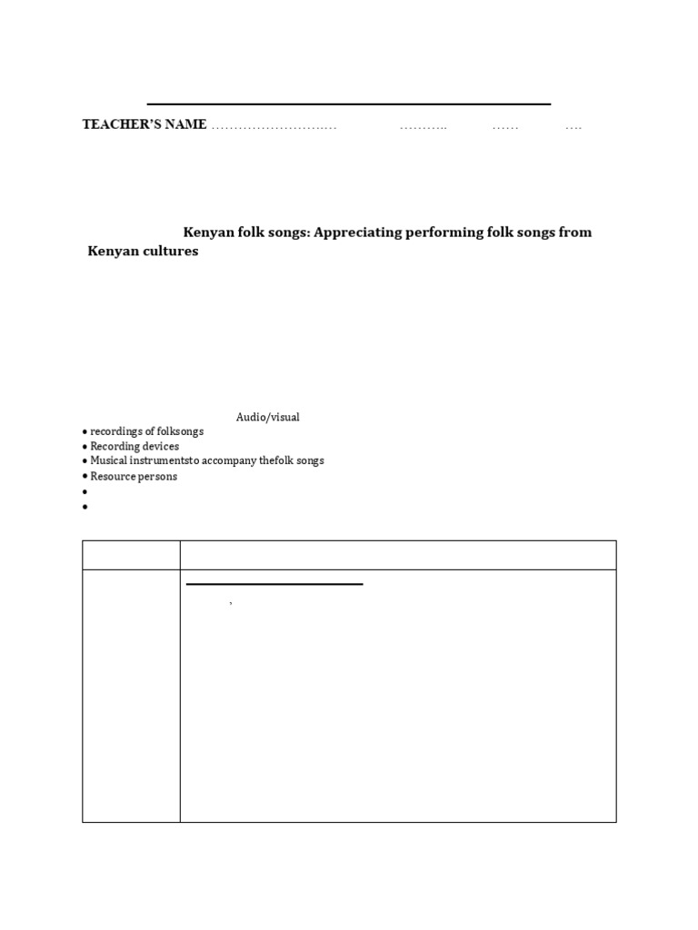 GRADE 5 Creative Activities LESSON PLANS 2024 | PDF | Learning | Recorder (Musical Instrument)