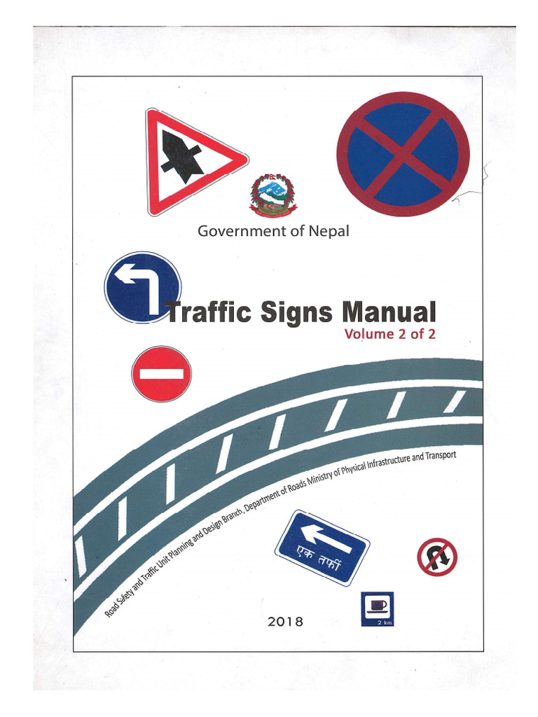 Traffic Sign Manual v-2 | PDF