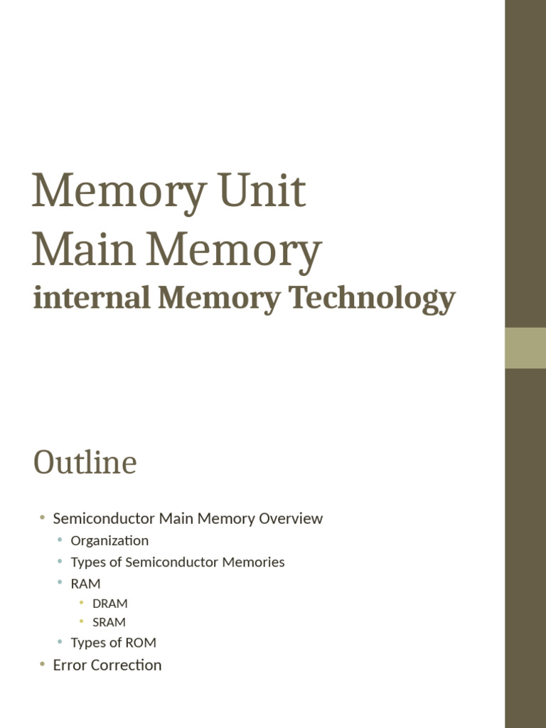 Memory 3 | PDF | Random Access Memory | Dynamic Random Access Memory Memory 3 | PDF | Random Access Memory | Dynamic Random Access Memory