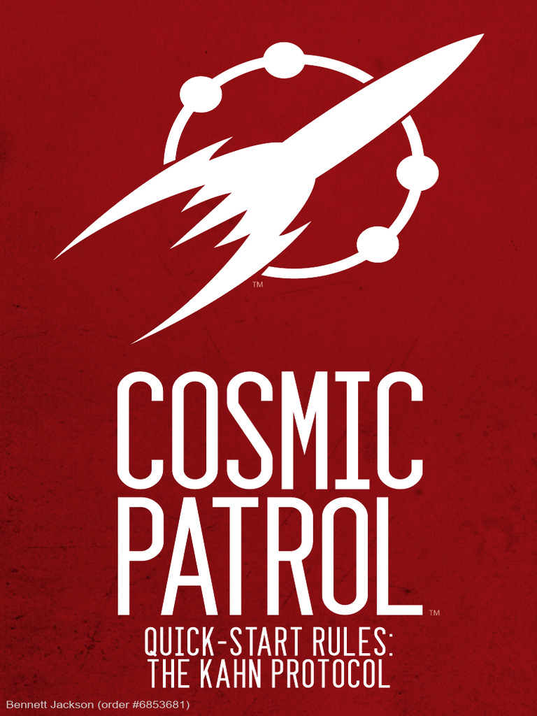 Cosmic Patrol - The Kahn Protocols [OEF] | PDF | Dice | Tabletop Games