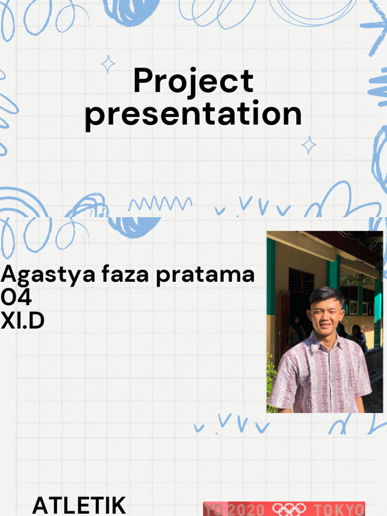 Blue Doodle Project Presentation PDF | PDF