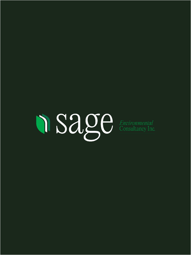 SAGE ECI Company Profile | PDF | Hydrology | Environmental Engineering