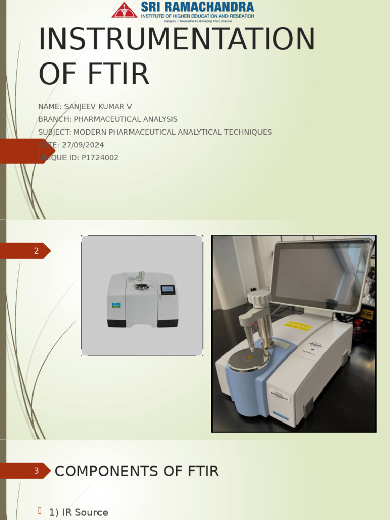 FTIR Instrumentation Guide | PDF | Physical Phenomena | Optics