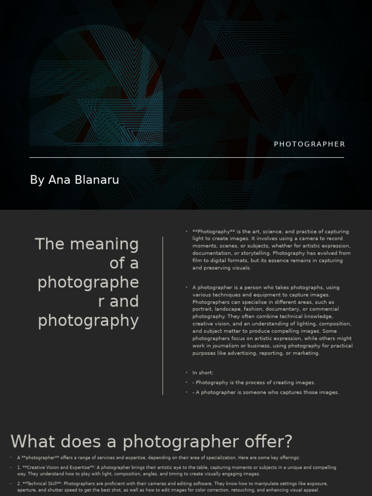 Presentation Engleza | PDF | Digital Camera | Digital Photography