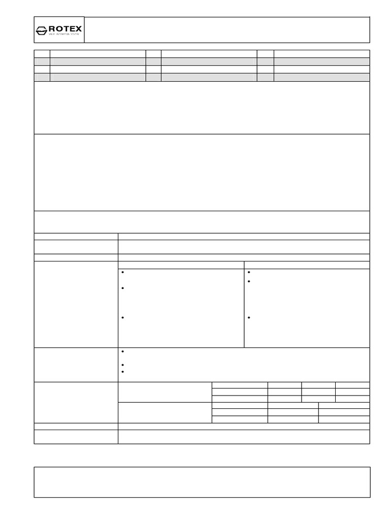 ROTEX ECF Series Actuator Manual | PDF | Bearing (Mechanical) | Actuator