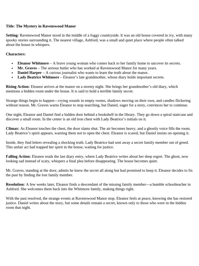 Story Sample | PDF